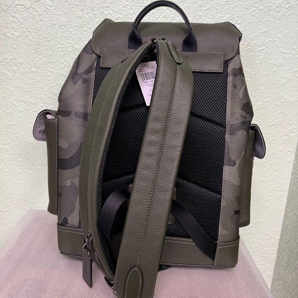 Coach | Bags | Nwt Coach C9968 Mens Hudson Backpack With Camo Print ...